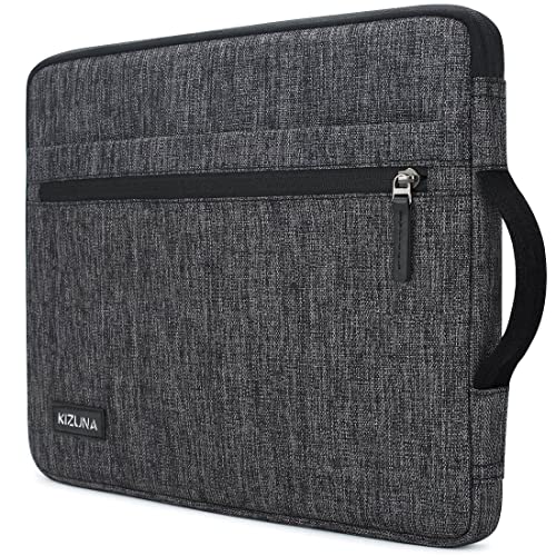 KIZUNA Laptop Sleeve 11 Inch Water-Resistant Computer Case Hand Bag for 13" MacBook Pro M2/13 Surface Pro 8 X/13.4" DELL XPS 13/12.4" Samsung Galaxy Tab S7/11.6" Samsung Chromebook 4/13.3" ASUS, Grey