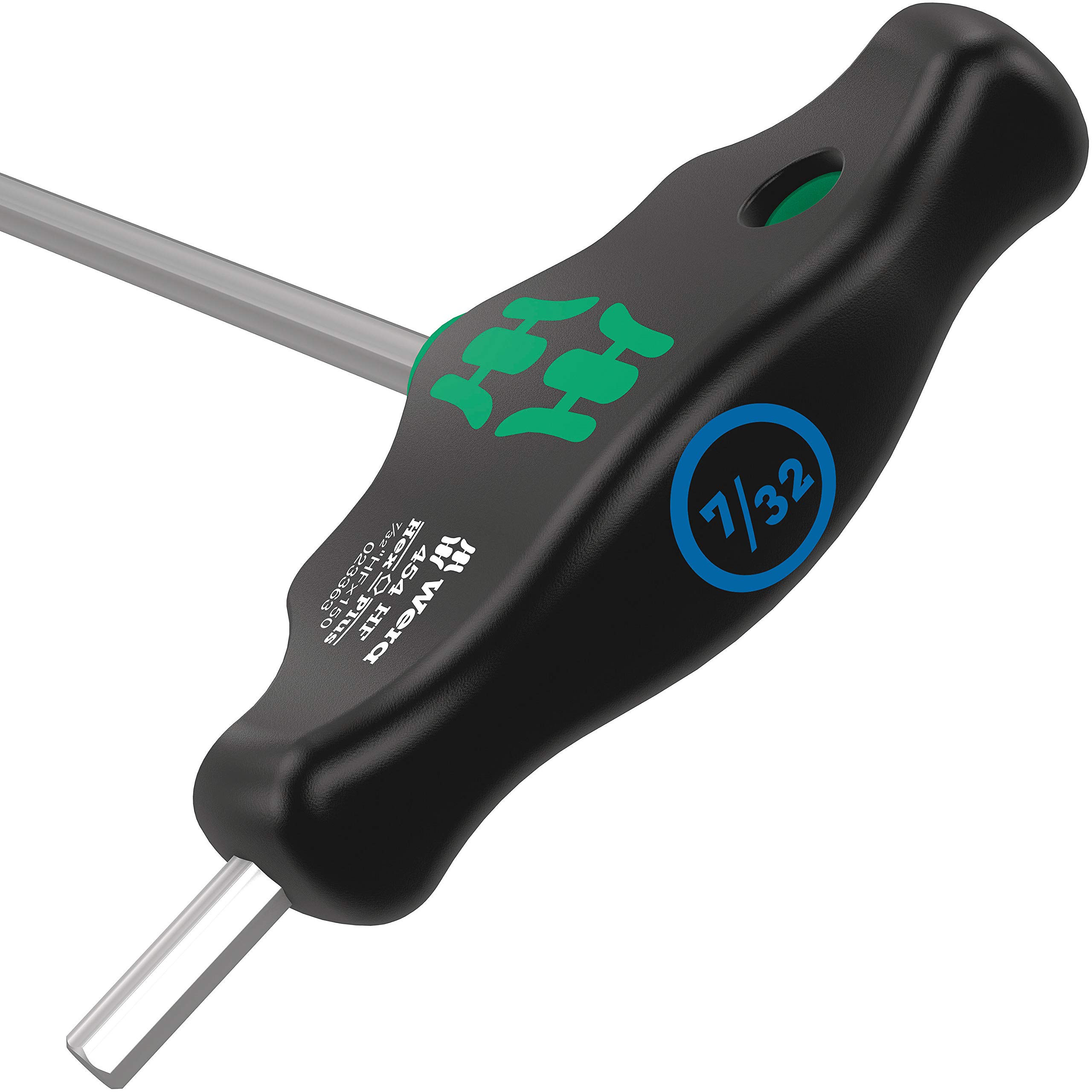 Wera - 5023451001 454/10 HF Set Imperial 1 Screwdriver Set T-Handle Screwdrivers Hex-Plus with Holding Function, Imperial, 10 Pieces