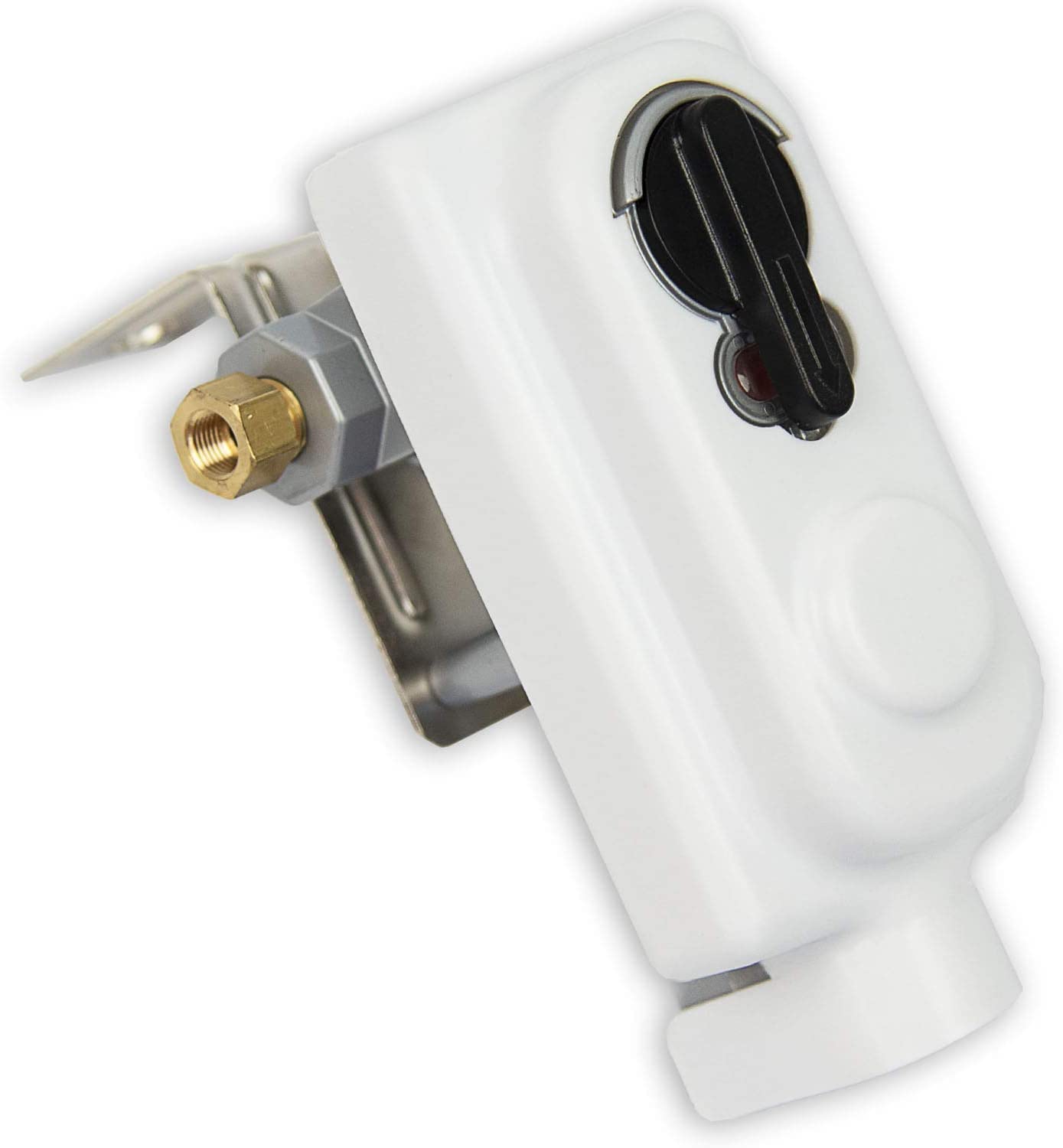 Flame King 2-Stage Auto Changeover LP Propane Gas Regulator with Two 18 Inch Pigtails for RVs, Vans, Trailers