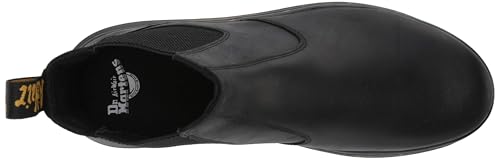Dr. Martens Unisex Embury Chelsea Boot, Black Wyoming, 6 Women/5 Men