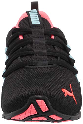 PUMA Womens Riaze Prowl Cross Trainer, PUMA Womens Black-Ignite Pink-Aquamarine, 10