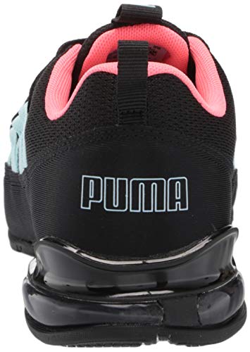 PUMA Womens Riaze Prowl Cross Trainer, PUMA Womens Black-Ignite Pink-Aquamarine, 10