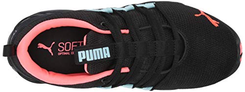 PUMA Womens Riaze Prowl Cross Trainer, PUMA Womens Black-Ignite Pink-Aquamarine, 10