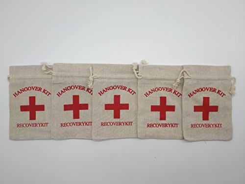 Ankirol 20pcs Burlap Bags 3.9x5.5'' With Drawstring Hangover Kit Bags Recovery Kit Survival Kit Drawstring Pouches Favor Bags Muslin Bags (handover kit)