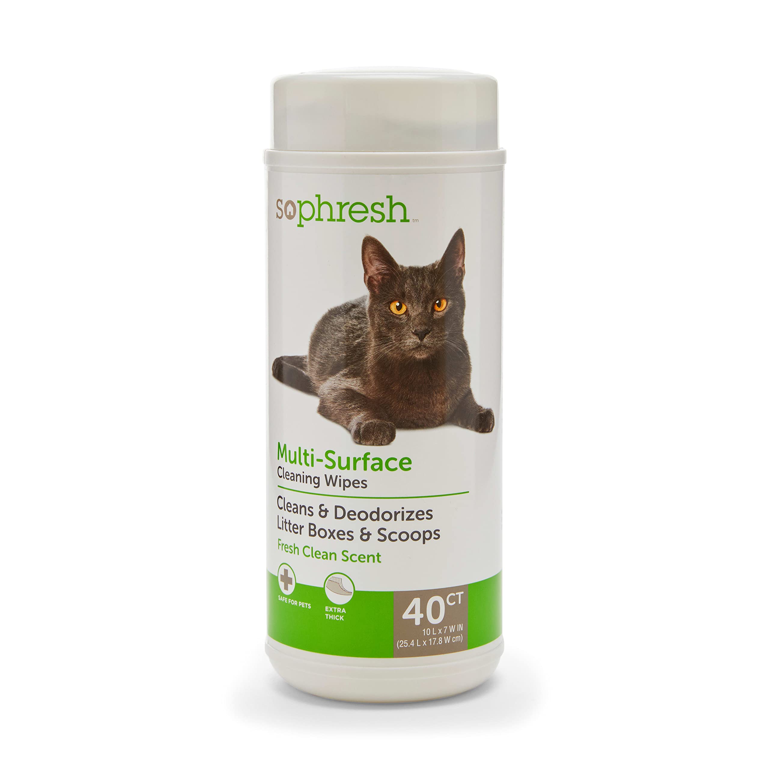 So Phresh Litter Box Wipes 40 Count