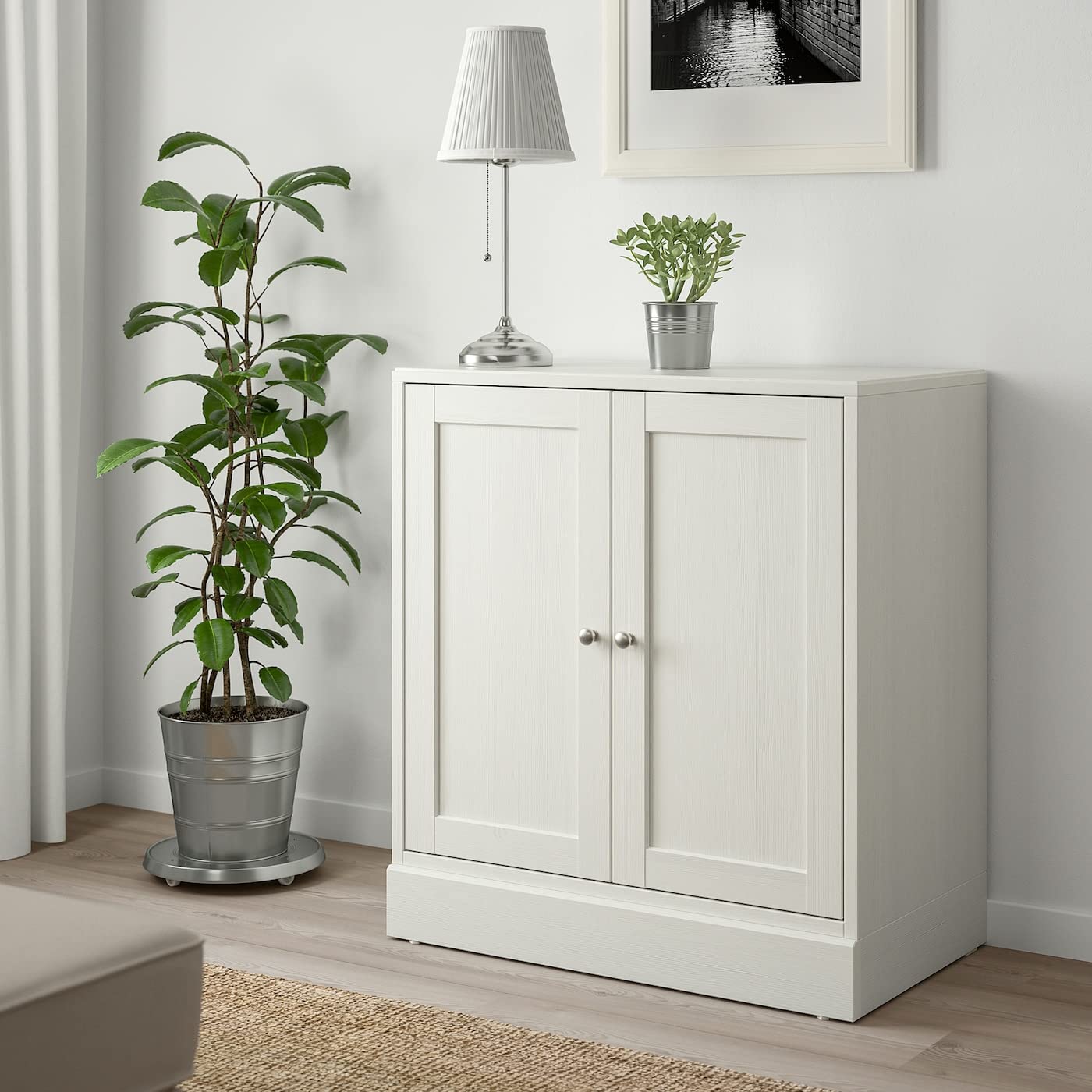 Ikea Havsta Cabinet with Base White 103.886.23