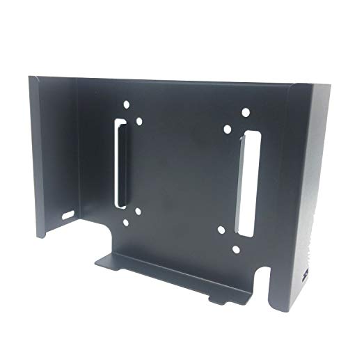 JINGCHENGMEI Mac Mini Mount - Mount for Mac Mini No Scratches on Your Equipment (MacMiniMount, Black)