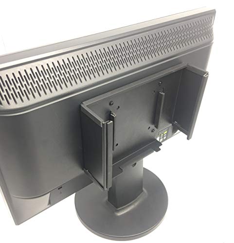 JINGCHENGMEI Mac Mini Mount - Mount for Mac Mini No Scratches on Your Equipment (MacMiniMount, Black)