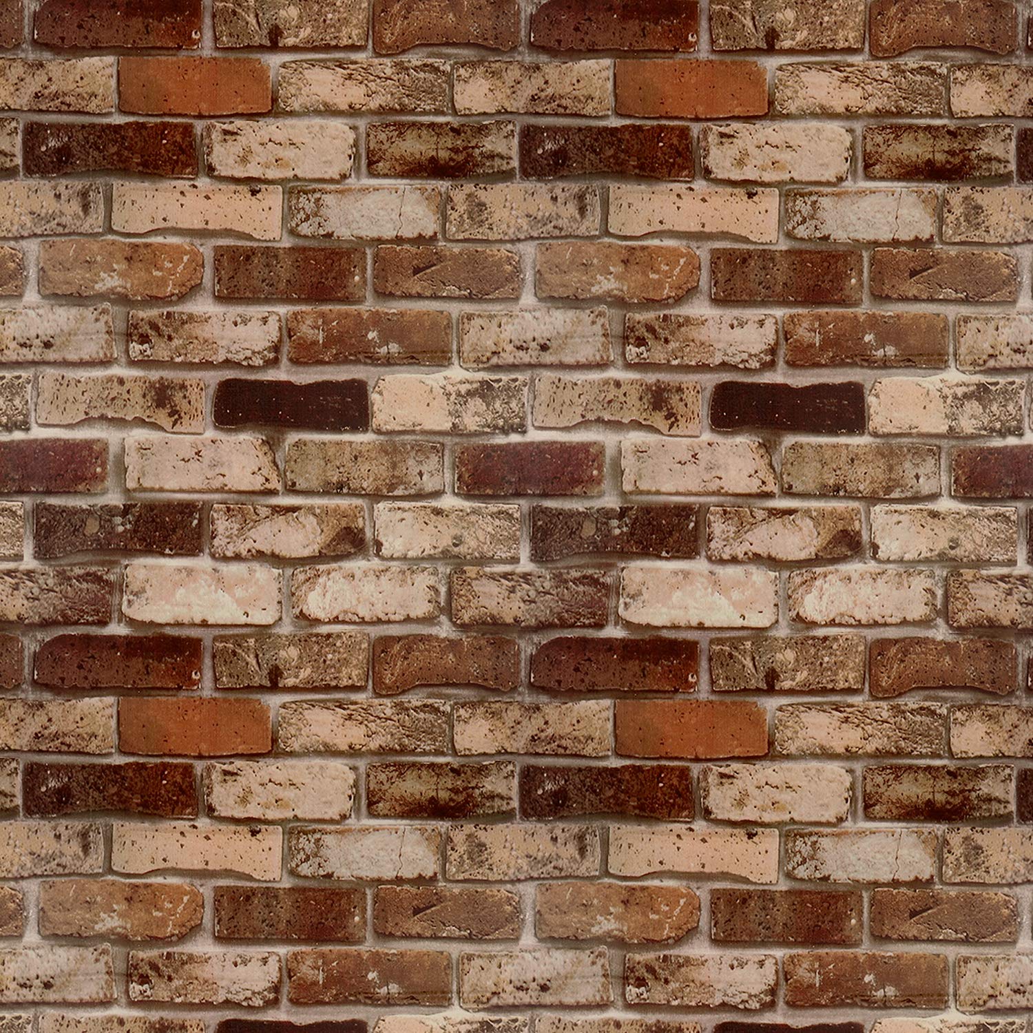 Okydoky Peel and Stick Wallpaper, Brick Wallpaper for Home Decoration, Kitchen Wallpaper Stick and Peel Backsplash, Vinyl Self Adhesive Wallpaper for House, Workshop & Office, 17.7" x 197", C103-5