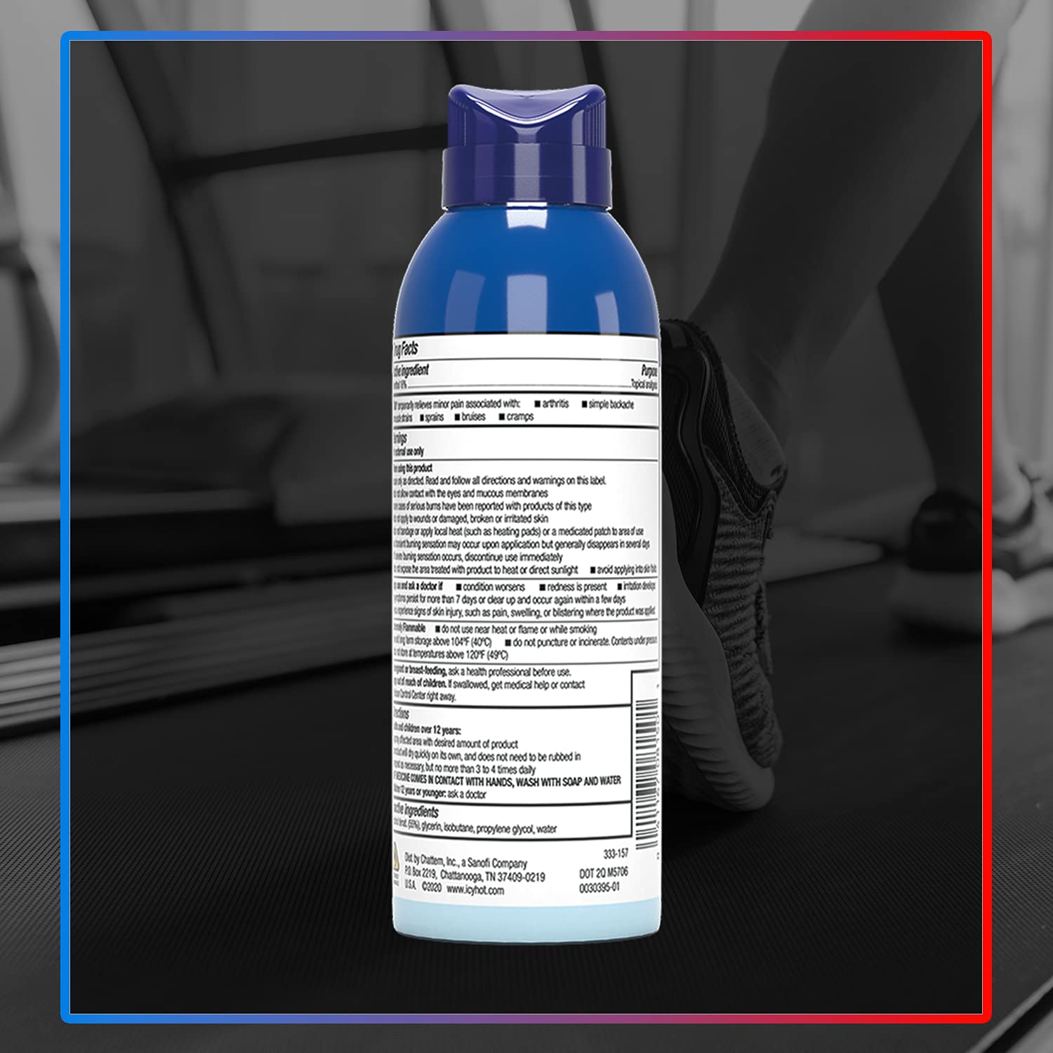 Icy Hot Original Pain Relief Dry Spray with 16% Menthol, Pain Relief for Muscles & Joints, 4 oz.