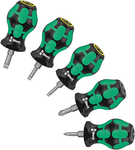 Stubby Set 5pc Pozidriv/Slotted