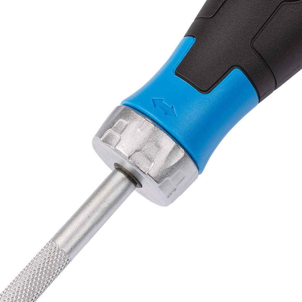 Draper 13 Piece Ratchet Screwdriver Set | Internal Storage | 12x25mm Bits | DIY Home Professional and Car Kit | Flathead, Cross Slot, Hex and Tx-Star Hand Tools | 70442