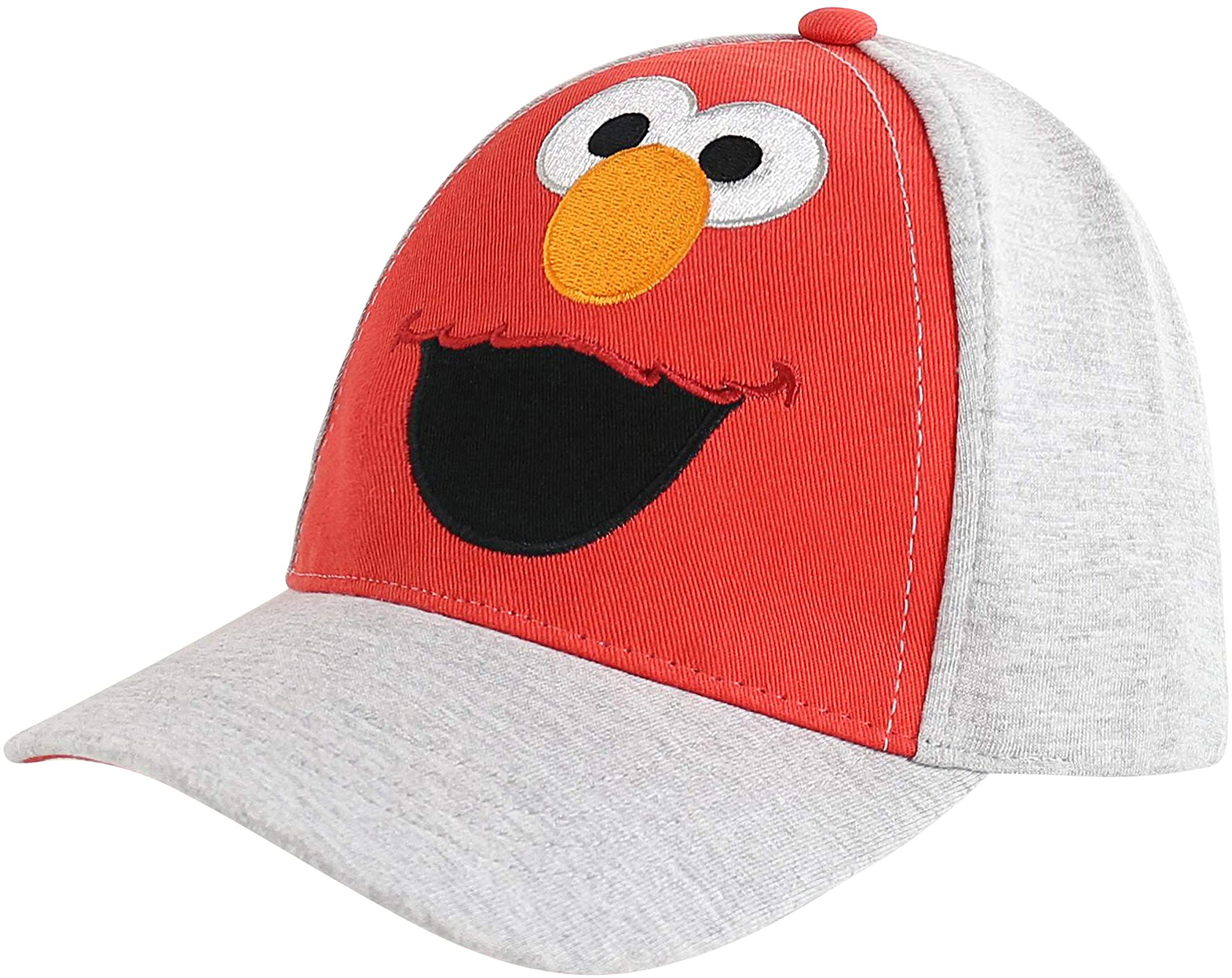 Sesame Street Boys Baseball Hat, Elmo, Abby Cadabby & Bart Simpson Adjustable Cap For Toddler Ages 2-4 Or Kids Ages 4-7