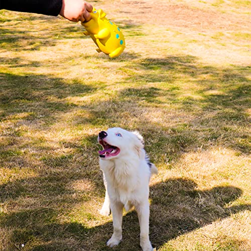 VIMIGOO Latex Grunting Pig Dog Toy, 8'', Environmentally Friendly, Healthy Chew Toy for Small, Medium, Large Dogs