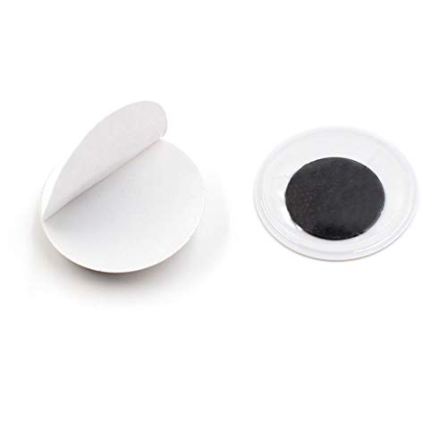 Riverbyland 28mm Self Adhesive Wiggle Eyes Toy for Crafts Decorations Set of 100