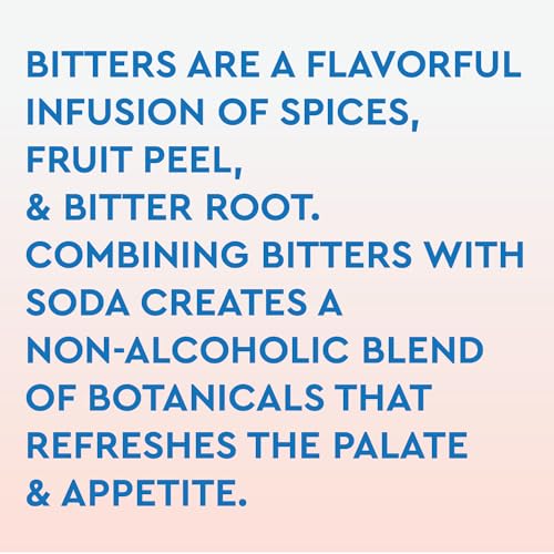 Hella Cocktail Co. Bitters & Soda Classic Dry Aromatic - 12oz Cans, 12 Pack I Aromatic, Botanical and Herbal Non-Alcoholic Drinks, Sugar-Free, Ready-to-Drink Mocktails