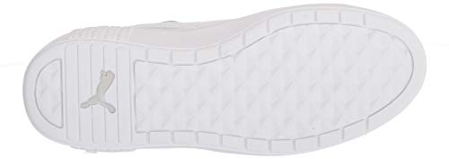 PUMA Women's Smash Platform V2 Sneaker, White White, 10