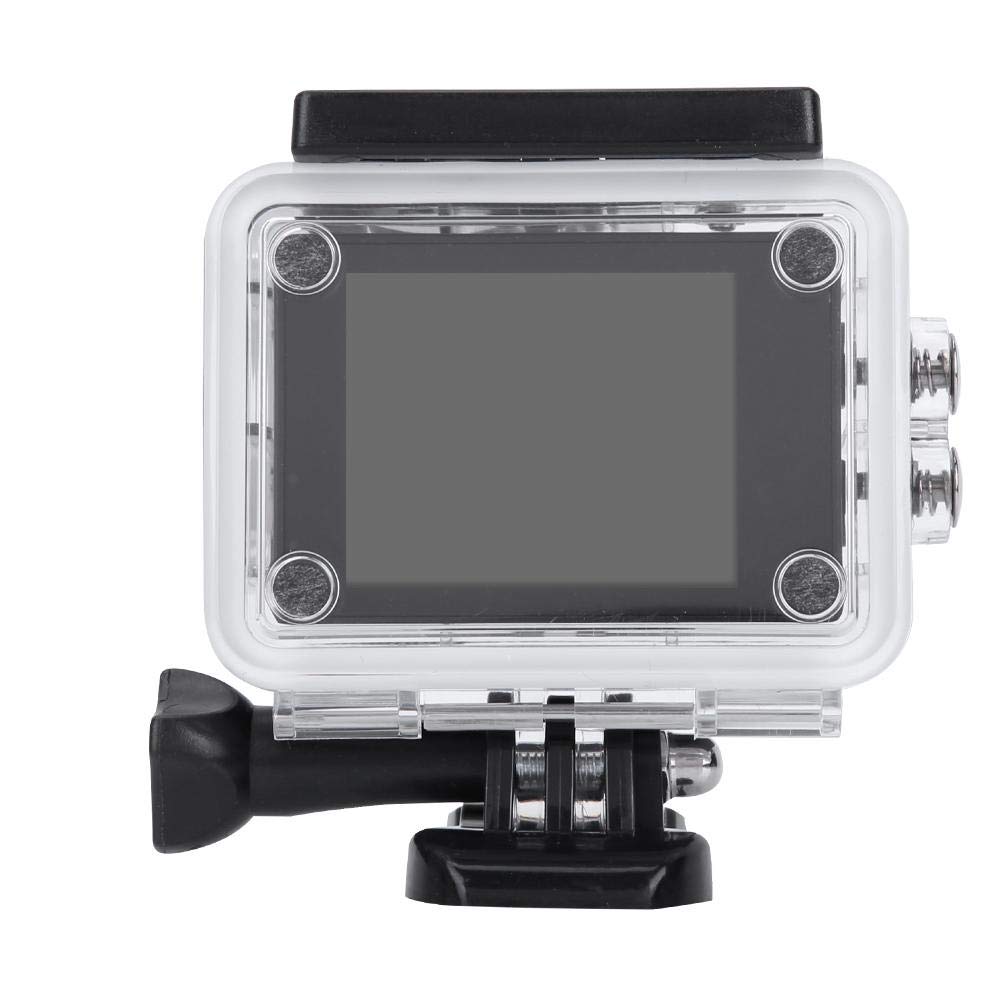 Bindpo Action Camera, 1080P 30fps 12MP 30M Sports Camera 2 Inch with Accessories for Vlogging, Diving, Skiing(Gold)
