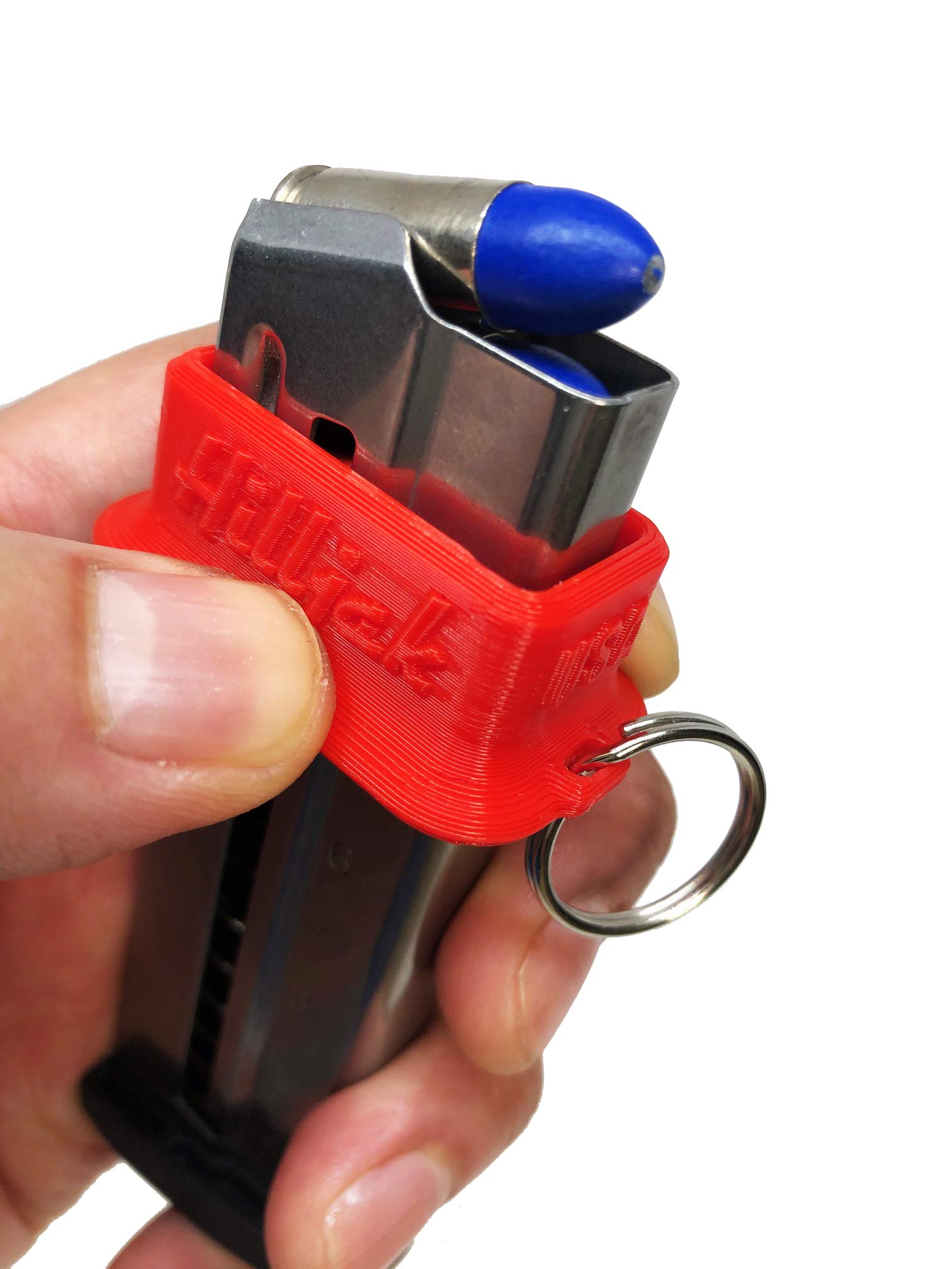 S&W M&P 9 Shield EZ Speed Loader, Quickie Loader by Hilljak (Red)