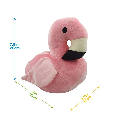 Fabric Animal Door Stopper Interior Doorstops Book Stopper Decorative Pink Flamingo