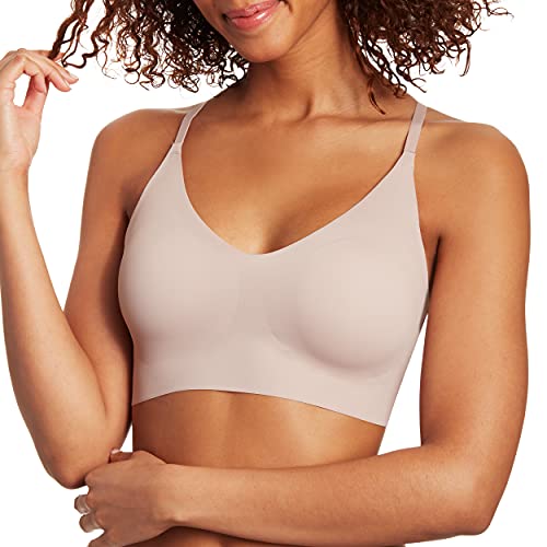 Maidenform womens Pure Comfort V-neck Pullover Lace Back Dm7679 Bra, Evening Blush, XX-Large US