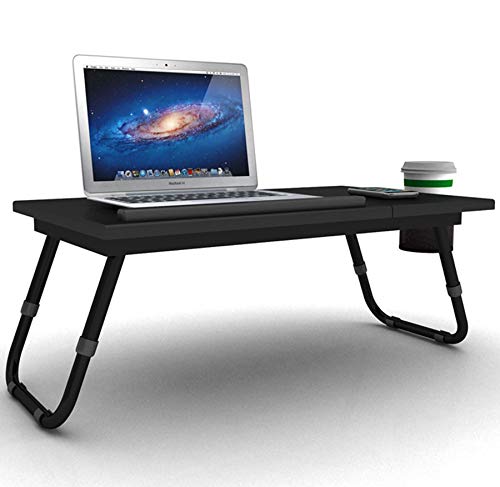 Atlantic Large Format Laptop Tray - 27 Inches Wide, 13.75 Inches Deep, 2 Sections, Smooth Finish Legs PN 33935843 in Black