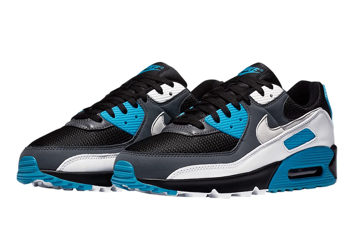 Nike Men's Running Shoe, Black Neutral Grey Dk Grey White Laser Blue MTLC Silver, 11