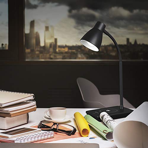 OttLite Wellness SeriesĀ® Infuse LED Desk Lamp with Wireless and USB Charging