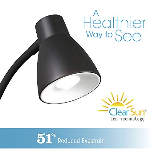 OttLite Wellness SeriesĀ® Infuse LED Desk Lamp with Wireless and USB Charging