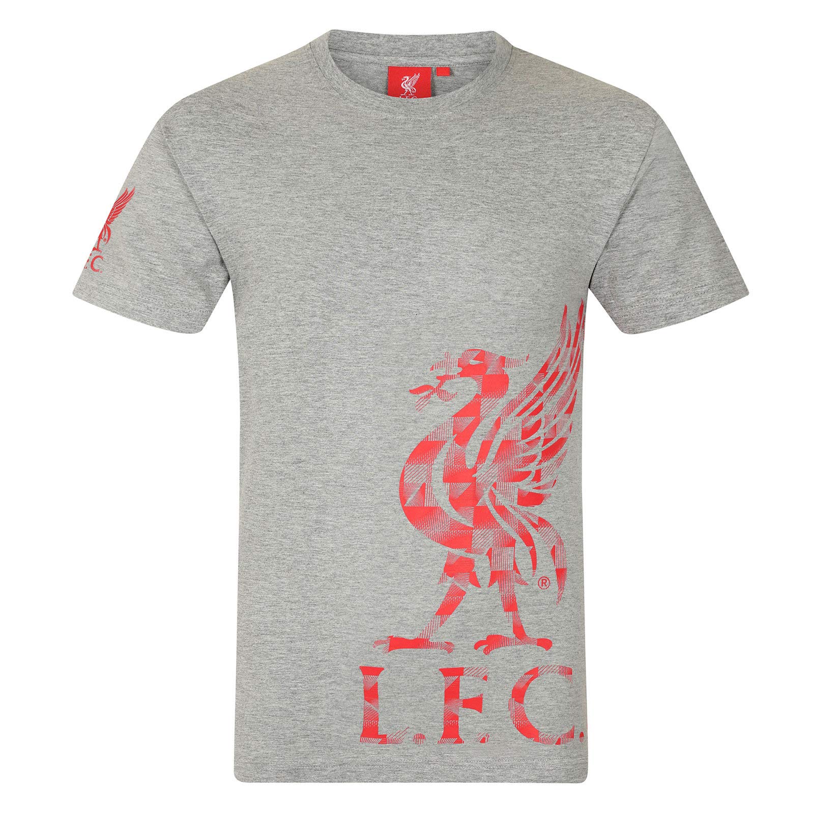 Liverpool FC Official Soccer Gift Kids Graphic T-Shirt Grey 10-11 Years
