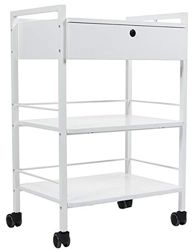 Pro Medical Dental Mobile Utility Cabinet & Cart with Steel Frame and One Drawer
