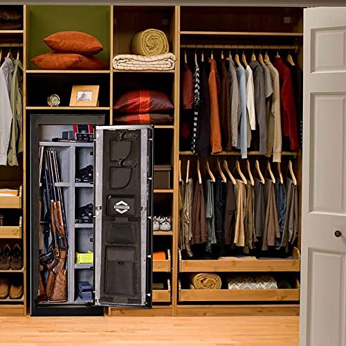 RAYMACE Gun Safe Door Panel Organizer 10.6W*43.5H,Adjustable Width to 13 Inch, Pistols and Documents Storage Solution