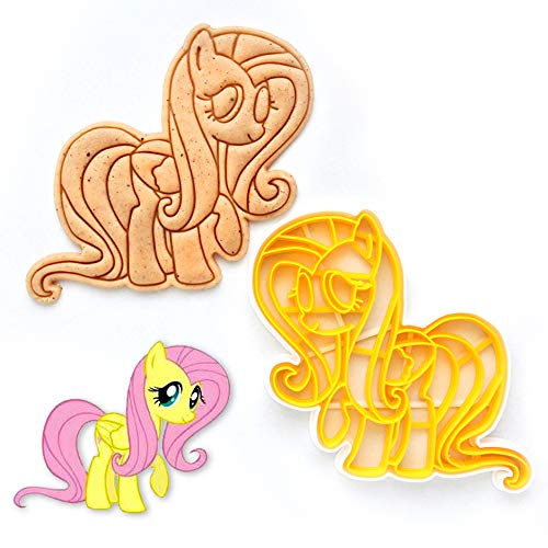 Cookie Cutter by 3DForme, Little Pony, Fluttershy Cake Fondant Frame Mold for Buscuit