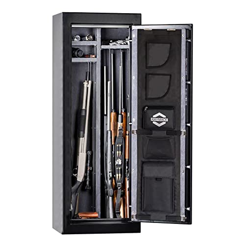RAYMACE Gun Safe Door Panel Organizer 10.6W*43.5H,Adjustable Width to 13 Inch, Pistols and Documents Storage Solution