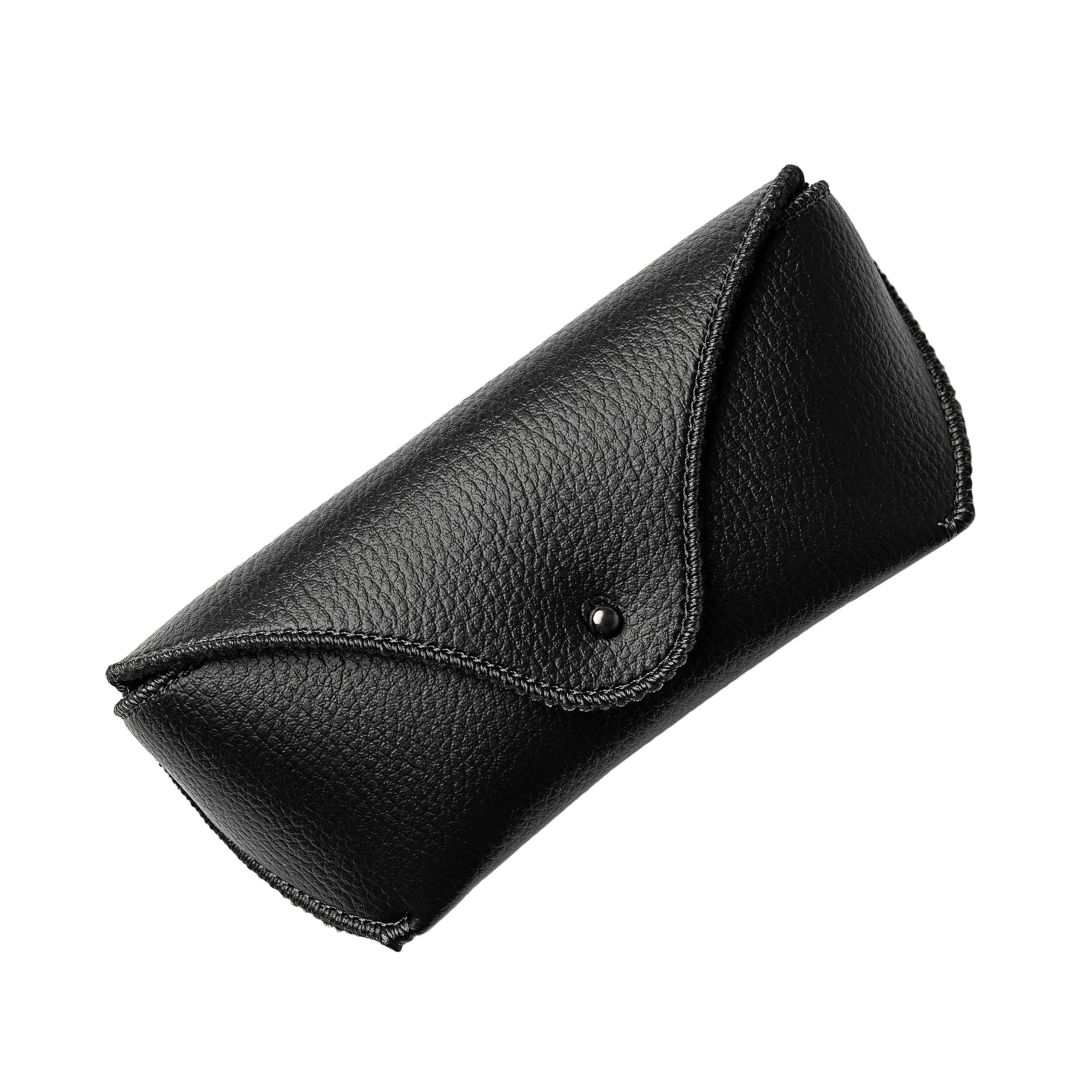 PU Leather Sunglasses Case Black, Durable Glasses Case Medium Big, Sunglass Cases, Goggles Case, Portable Sunglasses Case Slim, Spectacles Case, Knocks Protection Case
