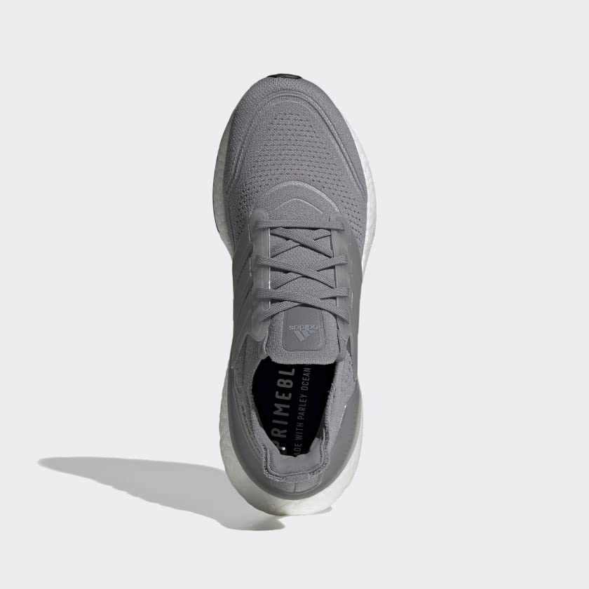 adidas Men's Ultraboost-21 Running Shoe, Grey/Grey/Grey, 11