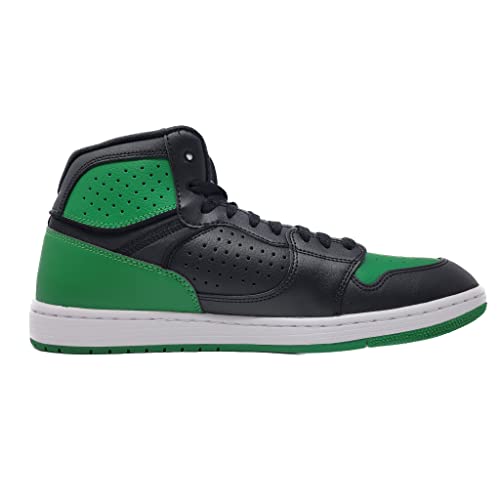 Nike Men's Jordan Access Shoes, White/Black-aurora Green, 12