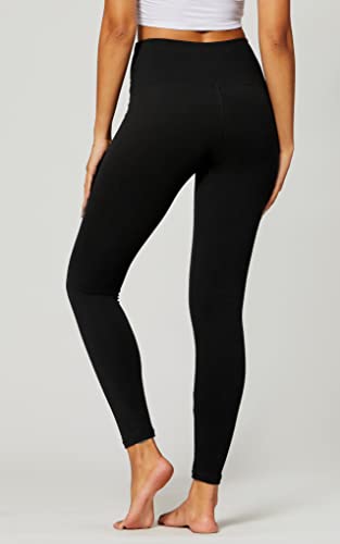 Conceited Leggings for Women - Tummy Control - 5" Waistband - Regular and Plus Size - Black - XX-Large - 3X-Large