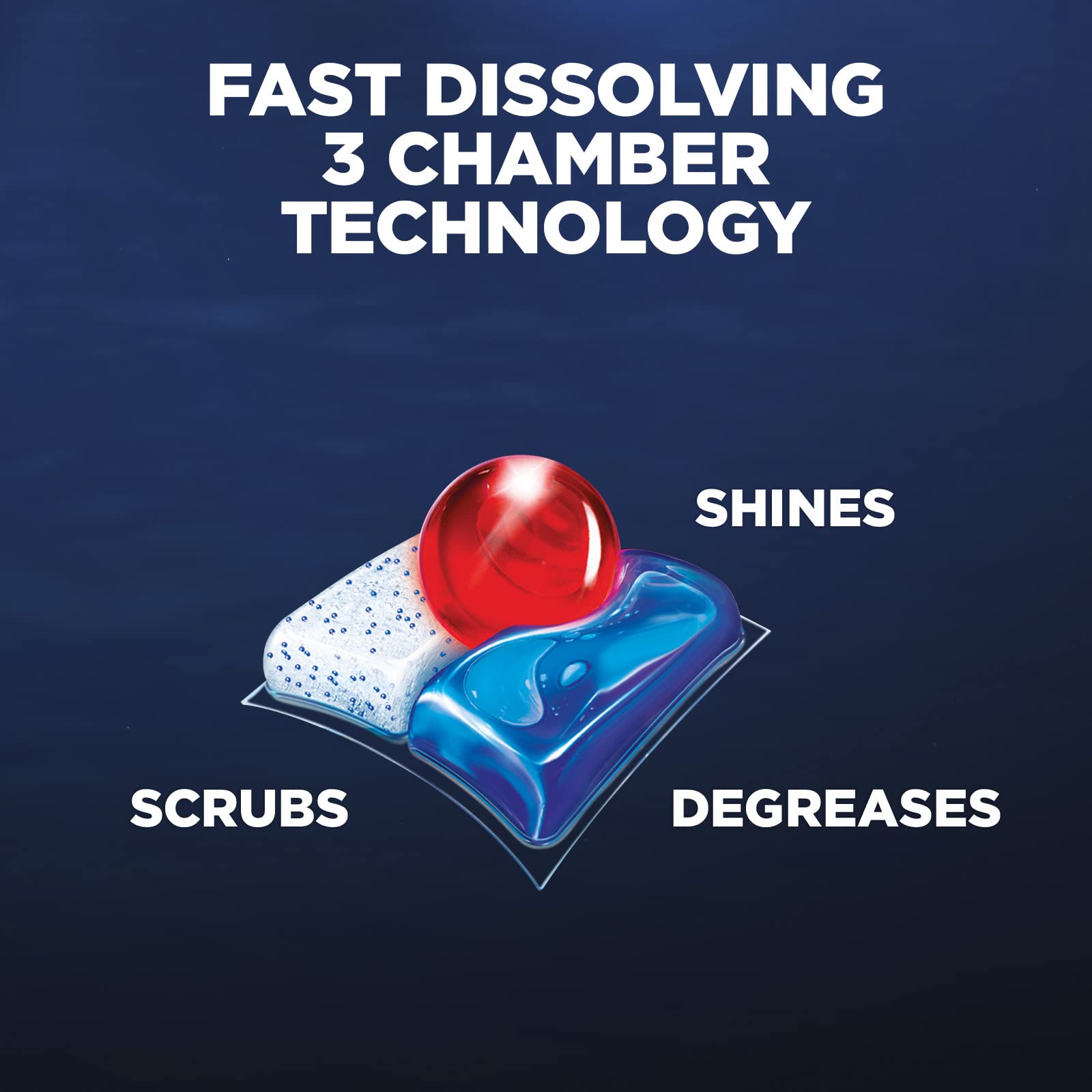Finish - Quantum with Activblu technology - 37ct - Dishwasher Detergent - Powerball - Ultimate Clean and Shine - Dishwashing Tablets - Dish Tabs