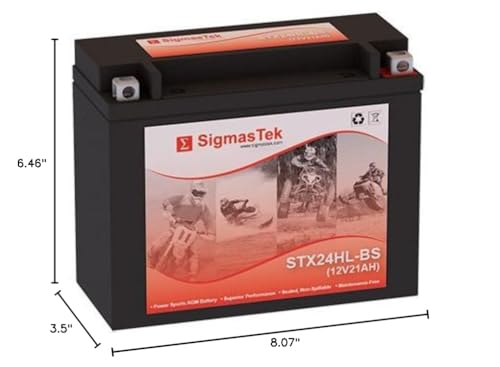 Big Crank ETX18L Motorcycle Battery (Replacement)