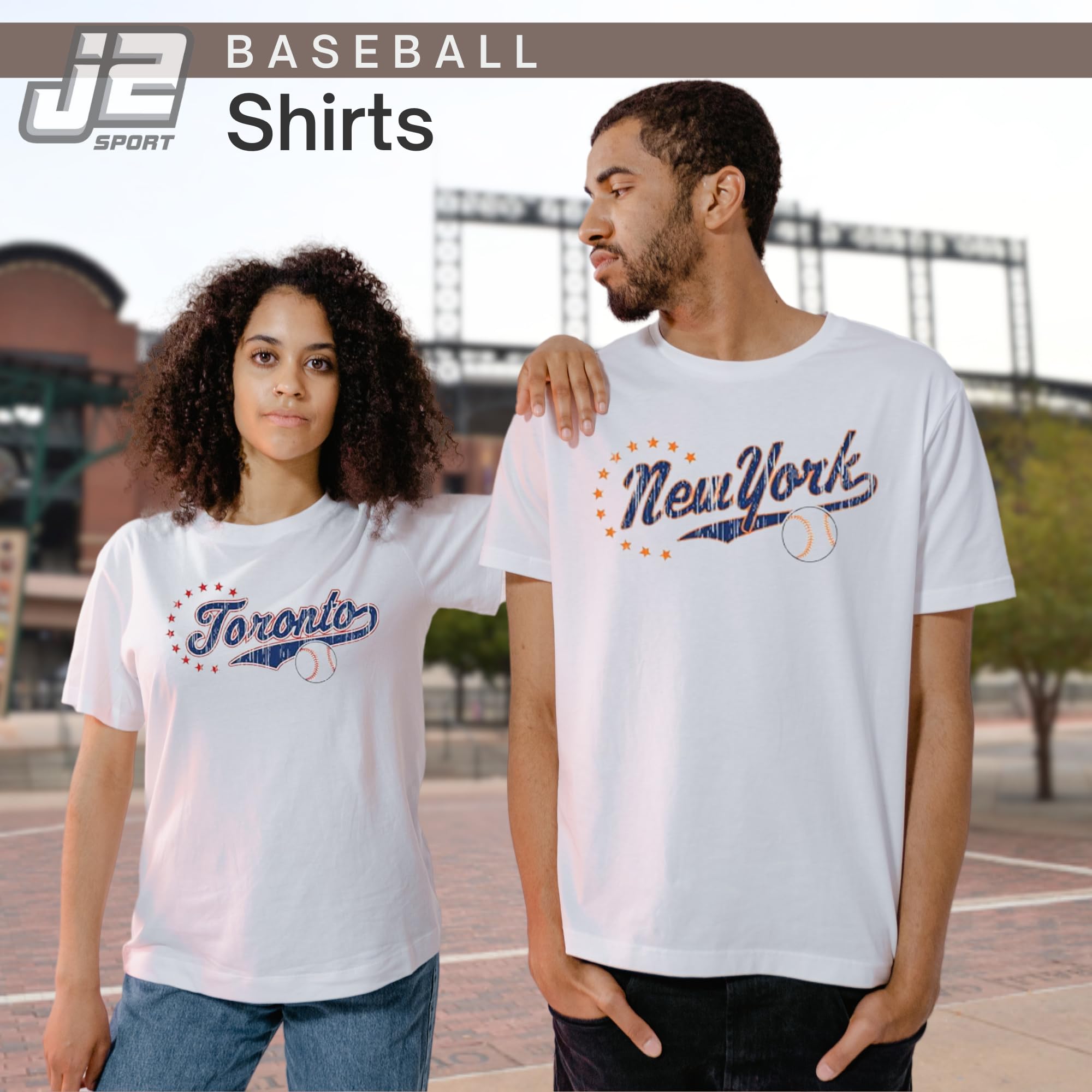 J2 Sport Atlanta Baseball T-Shirt β Men & Women Short Sleeve T Shirt Tee Tshirt