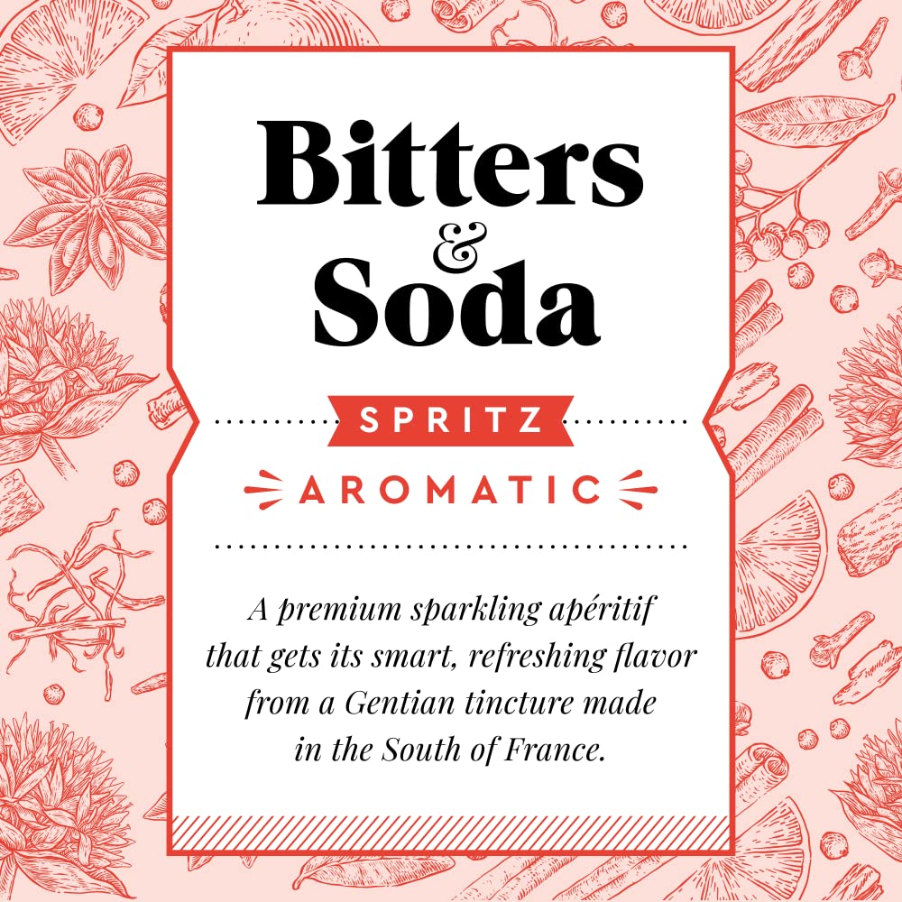 HELLA COCKTAIL CO. Spritz Bitters & Soda, 12 FZ