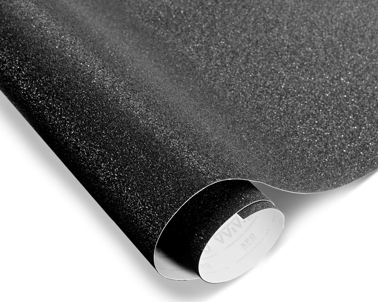 Black Indestructible Paint Wrap Vinyl roll (17.5" X 5FT)