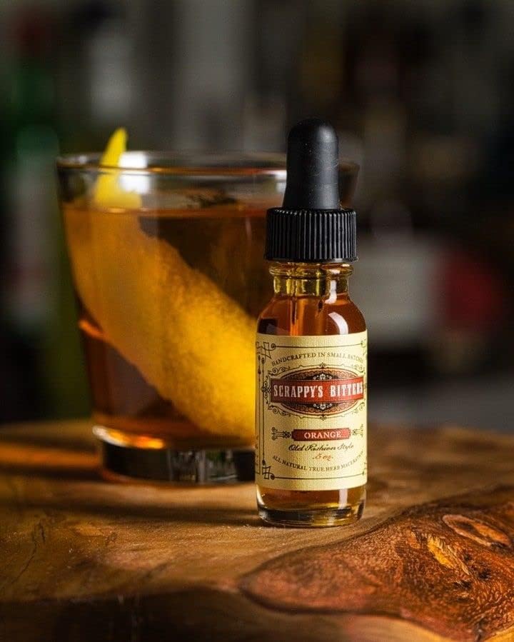 Scrappy's Bitters The Essentials Gift Set, 4 ct, 0.5 oz (Orange, Aromatic, Chocolate, and Firewater) - Organic Ingredients, Finest Herbs & Zests, No Extracts, Artificial Flavors, Chemicals or Dyes