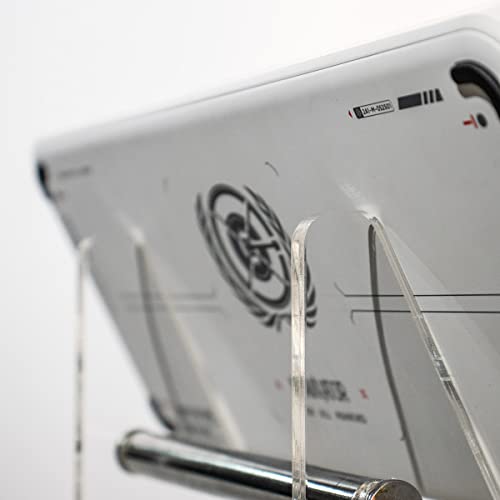 Mechanical Keyboard Storage Stand Display Keyboard Holder White Transparent Acrylic Stand for Two Keyboard