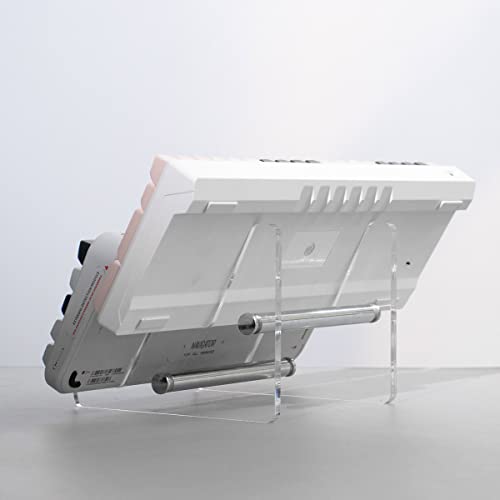 Mechanical Keyboard Storage Stand Display Keyboard Holder White Transparent Acrylic Stand for Two Keyboard