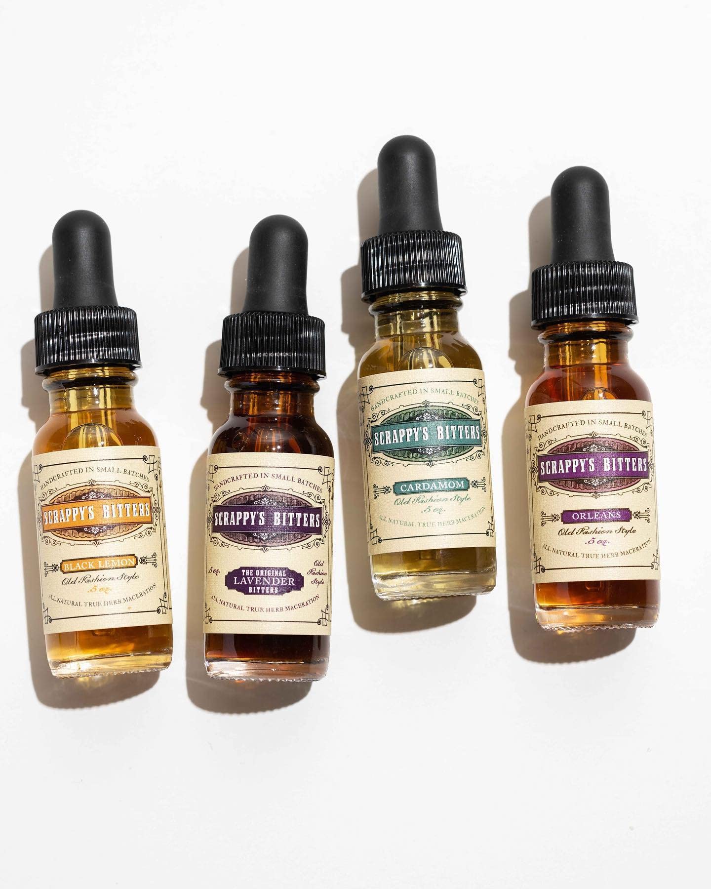 Scrappy's Bitters New Classics and Essentials Gift Set Bundle - Organic Ingredients, Finest Herbs & Zests, No Extracts, Artificial Flavors, Chemicals or Dyes. Made in the USA!