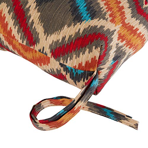 Greendale Home Fashions Outdoor 51x18-inch Bench Cushion, Set of 1, Aztec