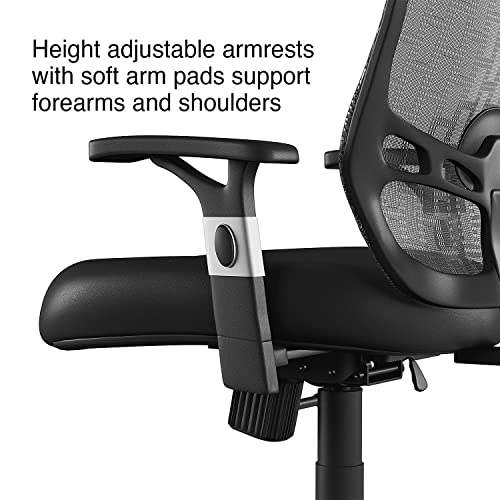 STAPLES 934100 Corvair Luxura Mesh Back Task Chair Black