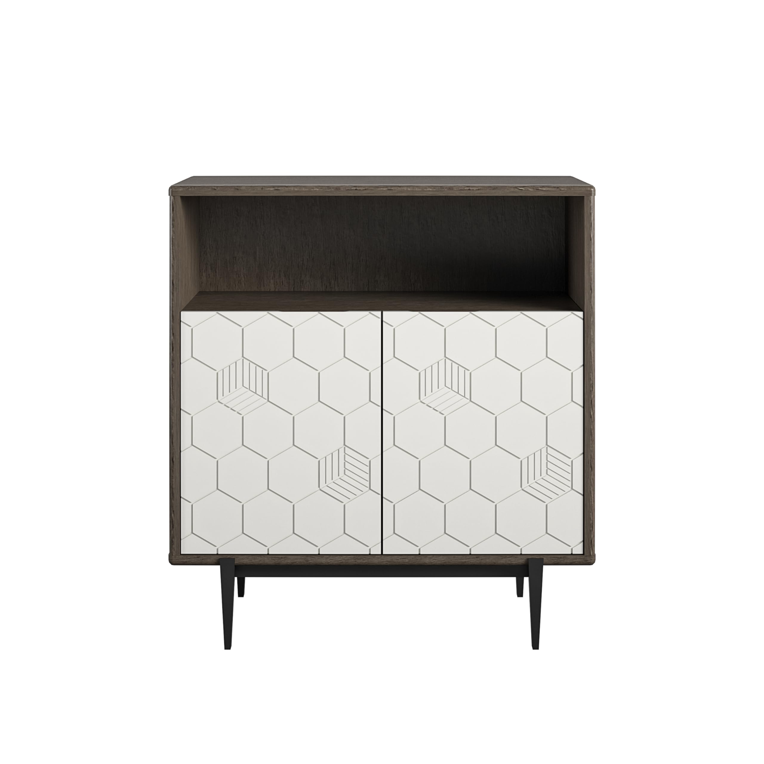 CosmoLiving by Cosmopolitan Olivia 65", Black TV Stand